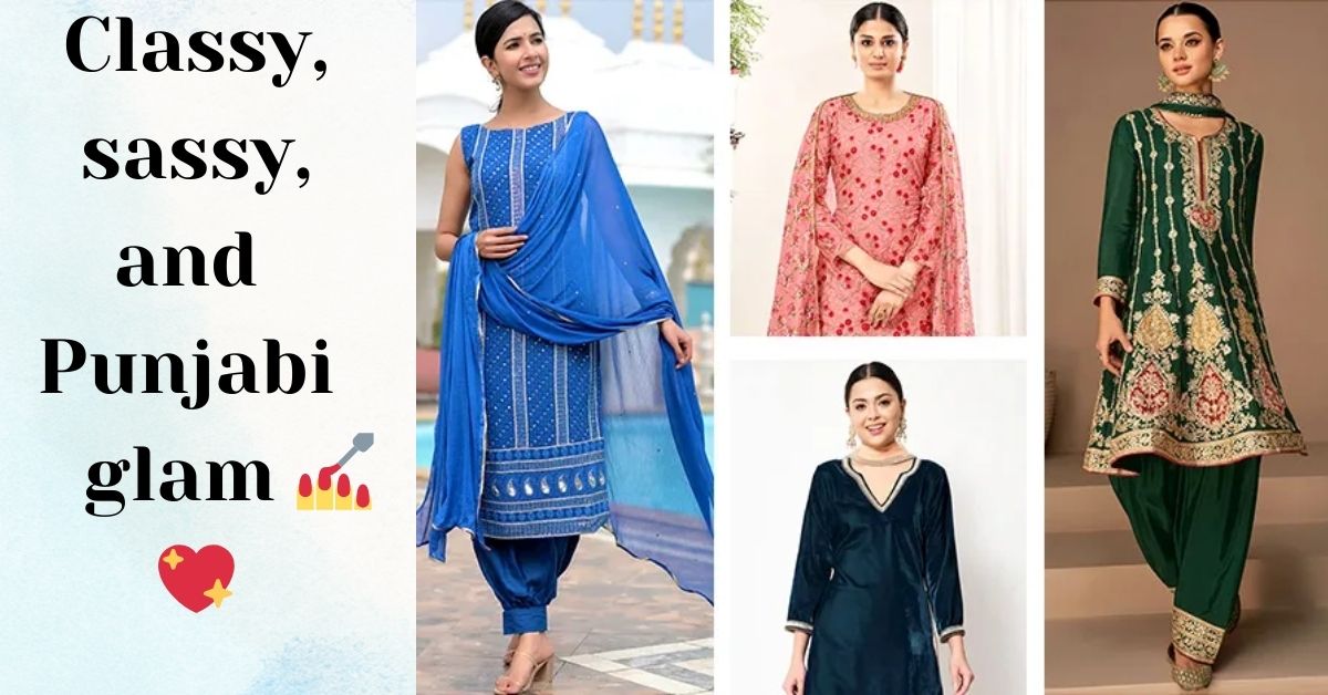 650 Best Punjabi Suit Captions for Instagram Trends (2025) - Fanto ...