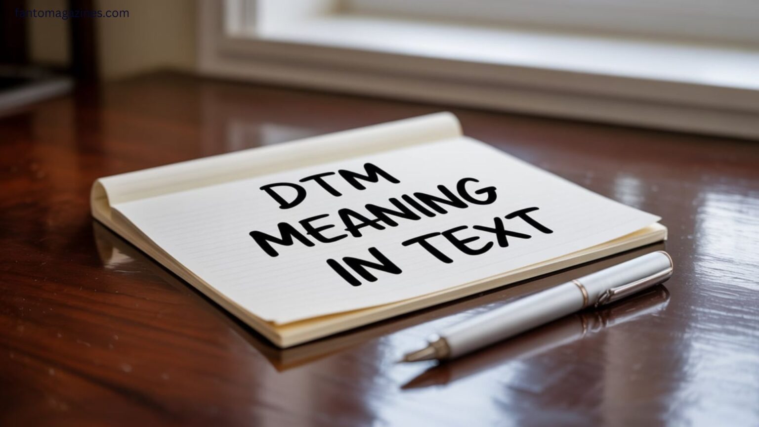 DTM Meaning in Text